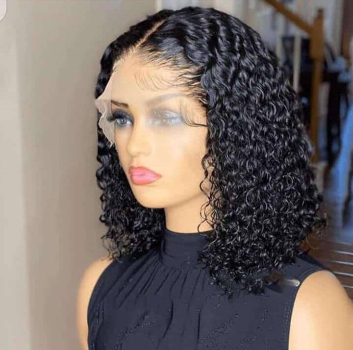 Full Frontal Super Double Drawn pixie curl 12 inches – ZURIEL HAIR ...